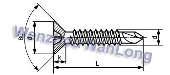 DIN 7504 N P K L Q Head Self Drilling Screws