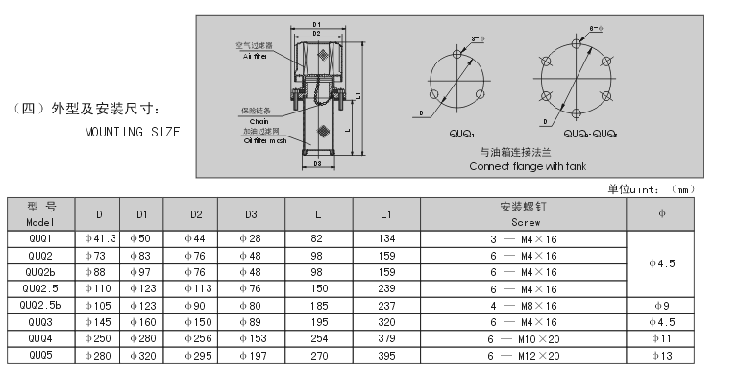 QUQ Air Filter|Breather Filter|China